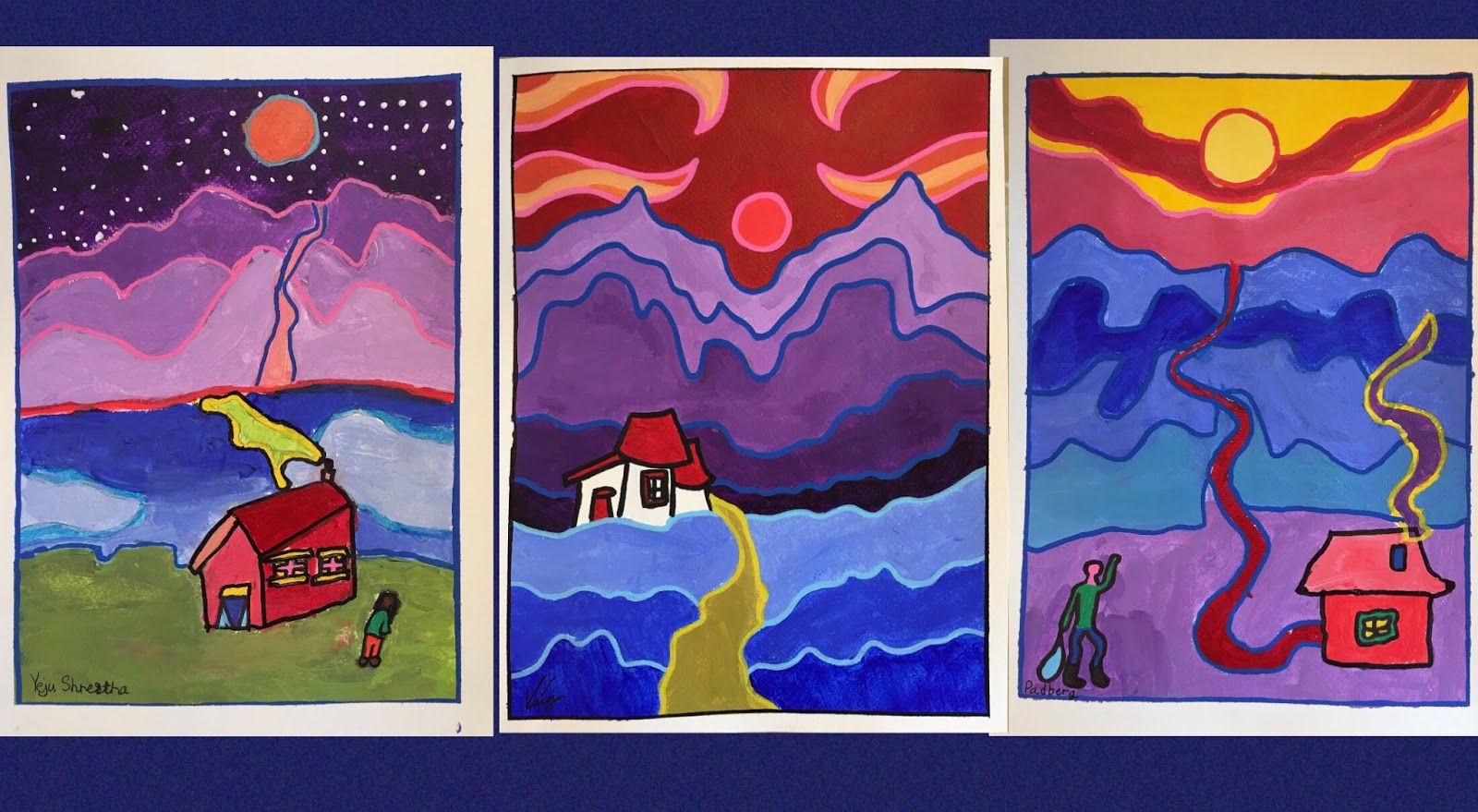 Art Room Britt: Ted Harrison Canadian Landscapes