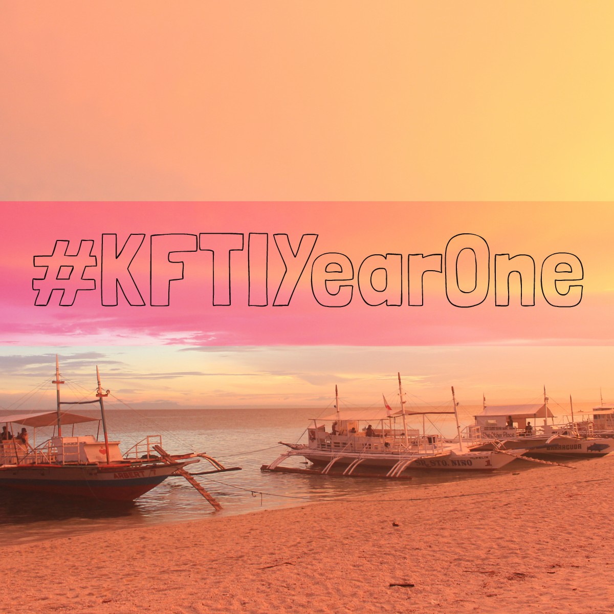 #KFTI TURNS ONE - krishafromtheisland
