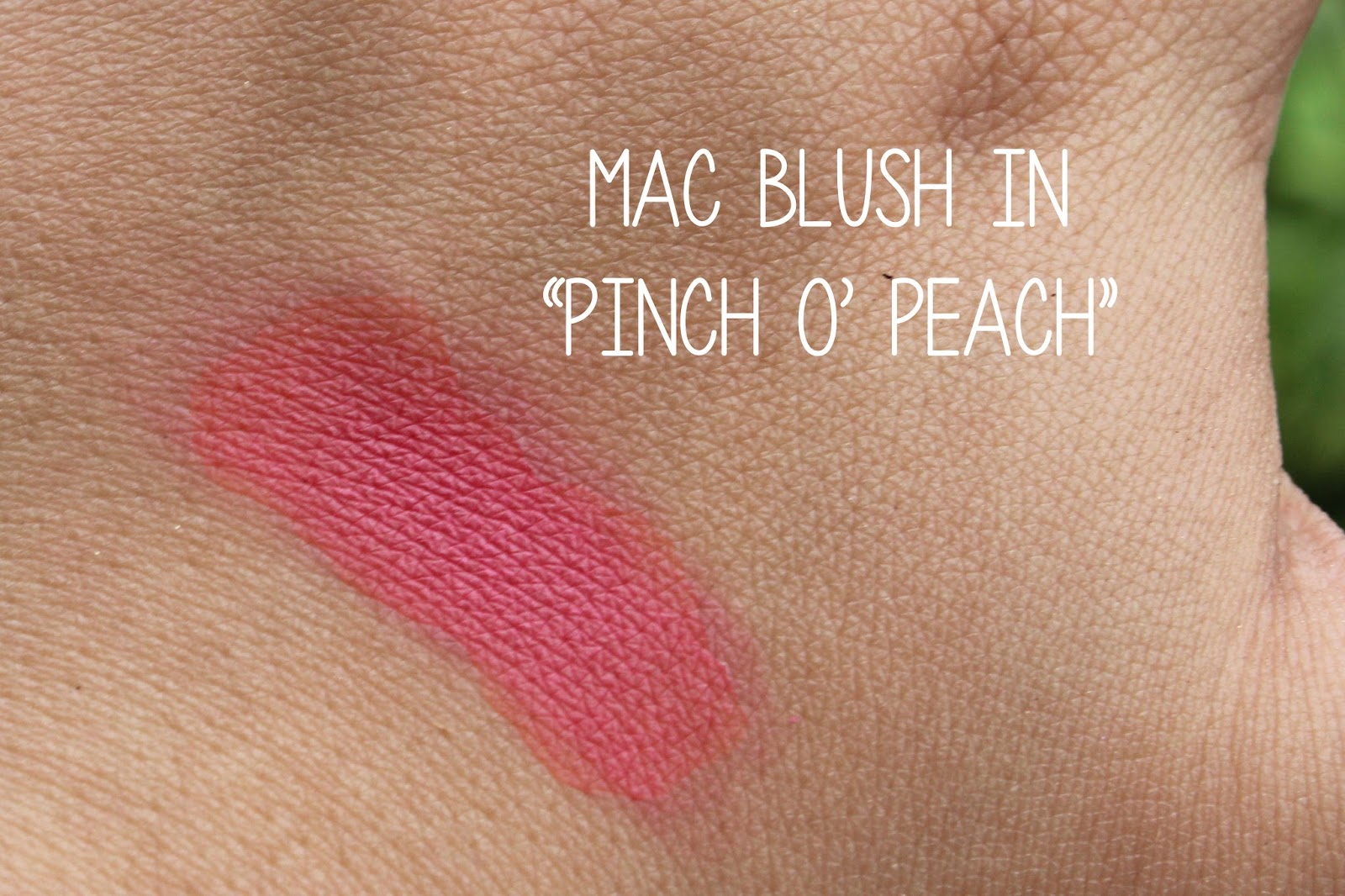 Viva La Fashion I Beauty + Life Style Blog: MAC "Pinch O' Peach" Blush ...