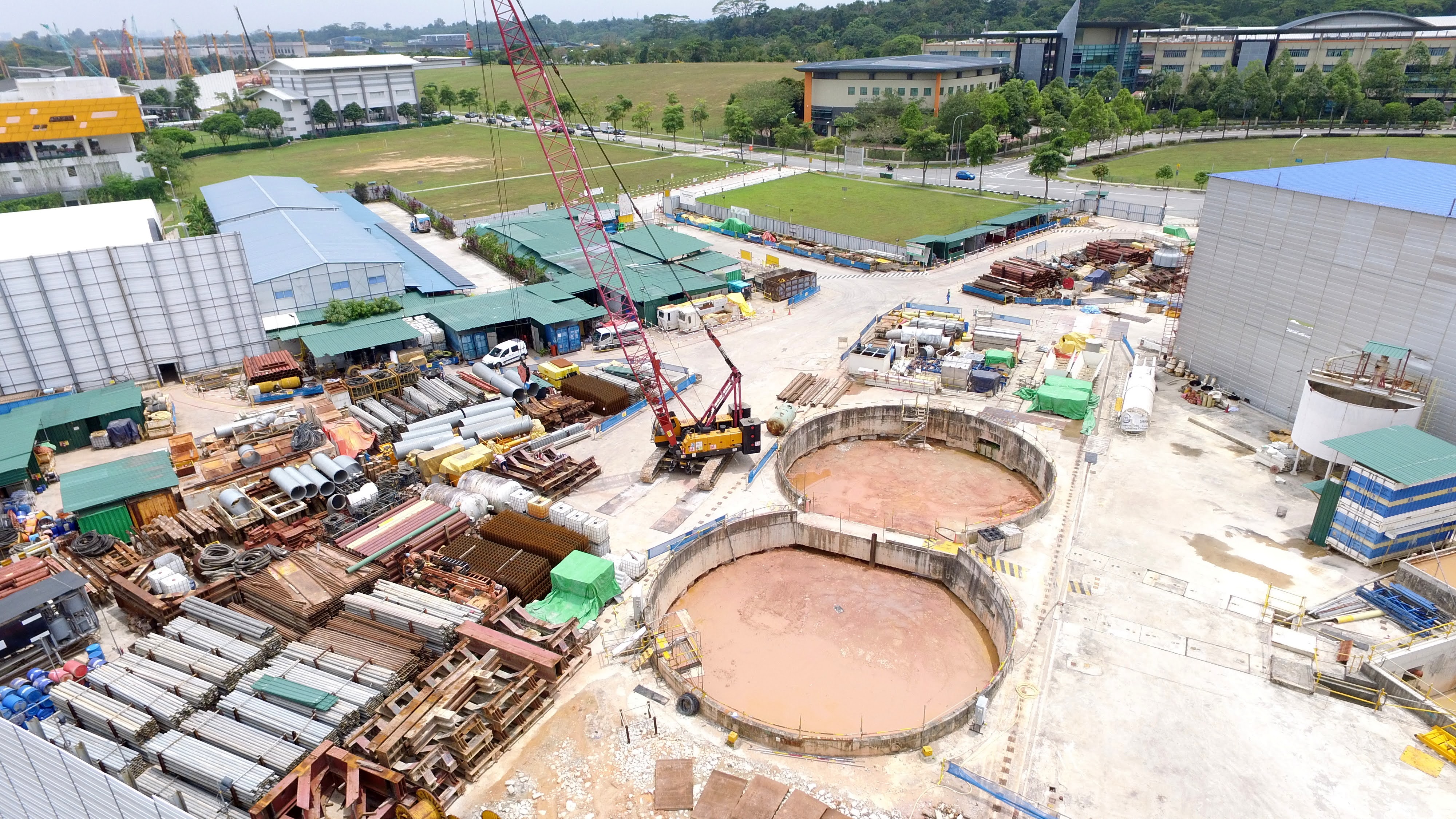 Thomson Line Construction: Launch Shafts Backfill