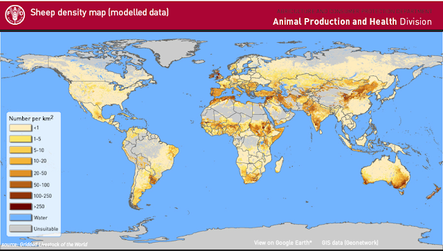 Global Sheep Density Map | Big Picture Agriculture