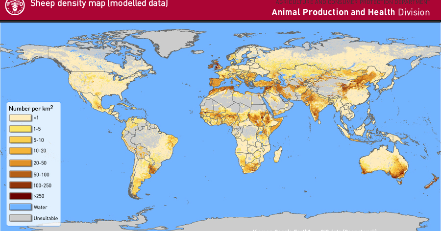 Global Sheep Density Map | Big Picture Agriculture