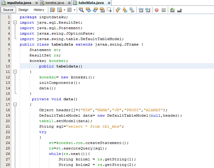 Cara Menampilkan Data Dari Database Kesebuah Tabel | Totorial Pembelajaran