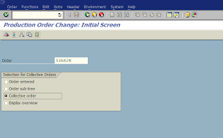 SAP Queries: Direct production order re-scheduling