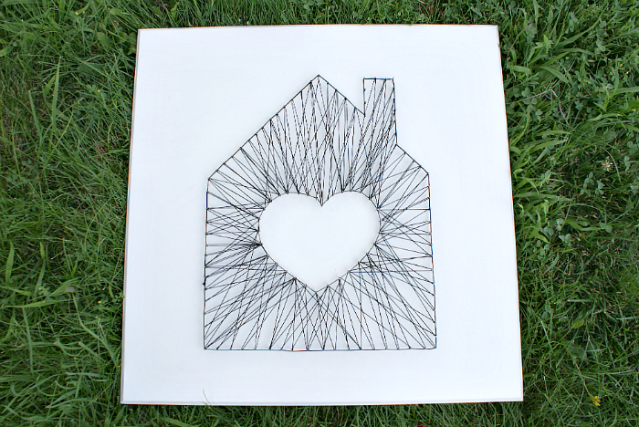 Fifty Two Weekends of DIY: How to Make Simple Modern String Art