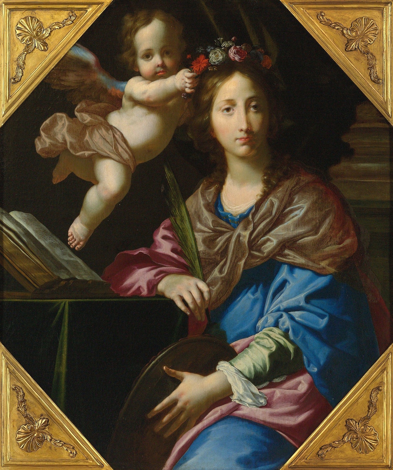 Cesare DANDINI (1596-1657) | Catherine La Rose ~ The Poet of Painting