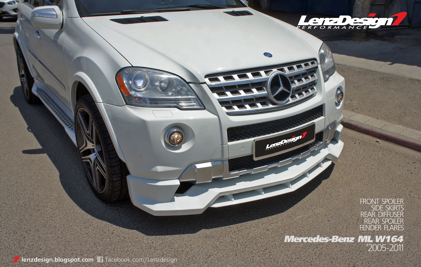 Mercedes-Benz ML W164 Lenzdesign Bodykit & Spoilers