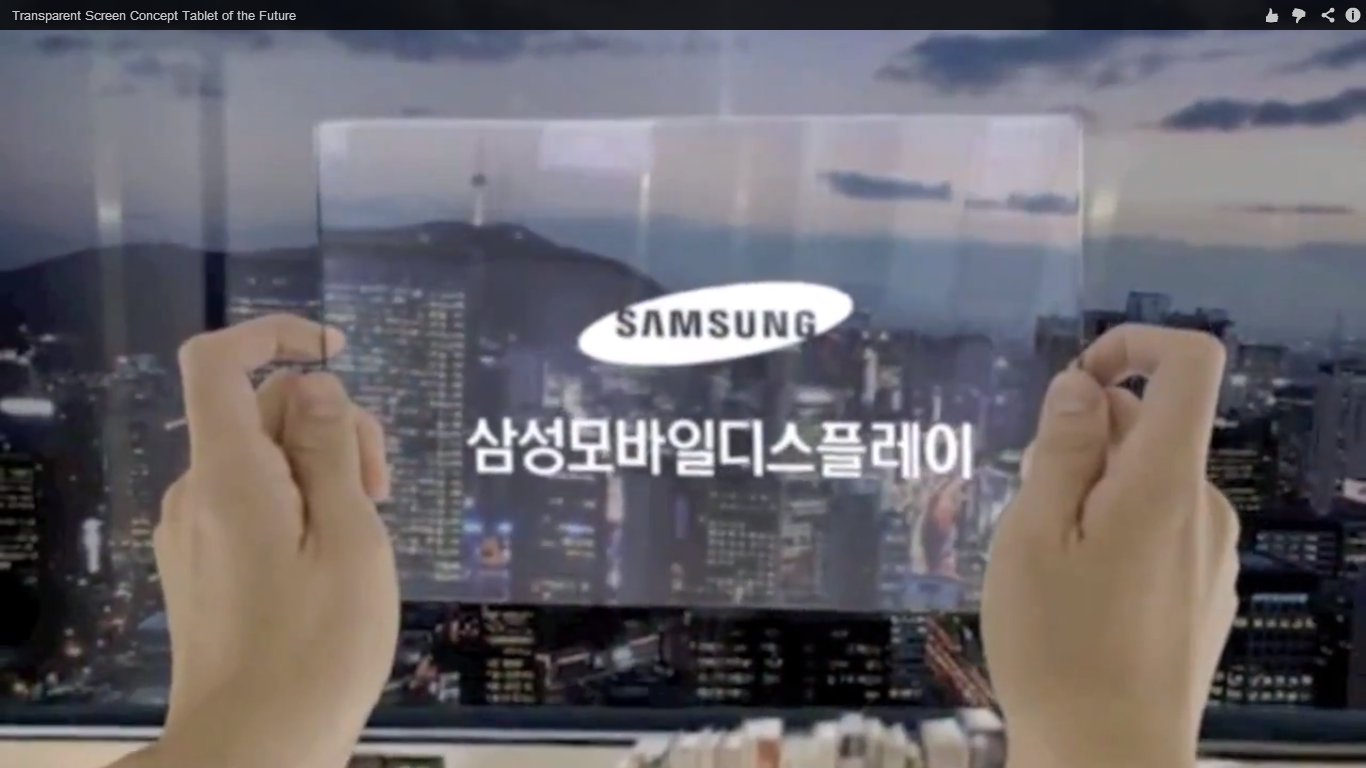 Outline Designer: Transparent Screen Concept Tablet Ff The Future By ...