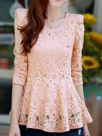 Long Sleeve Lace Shirt - Fashion Trends For All