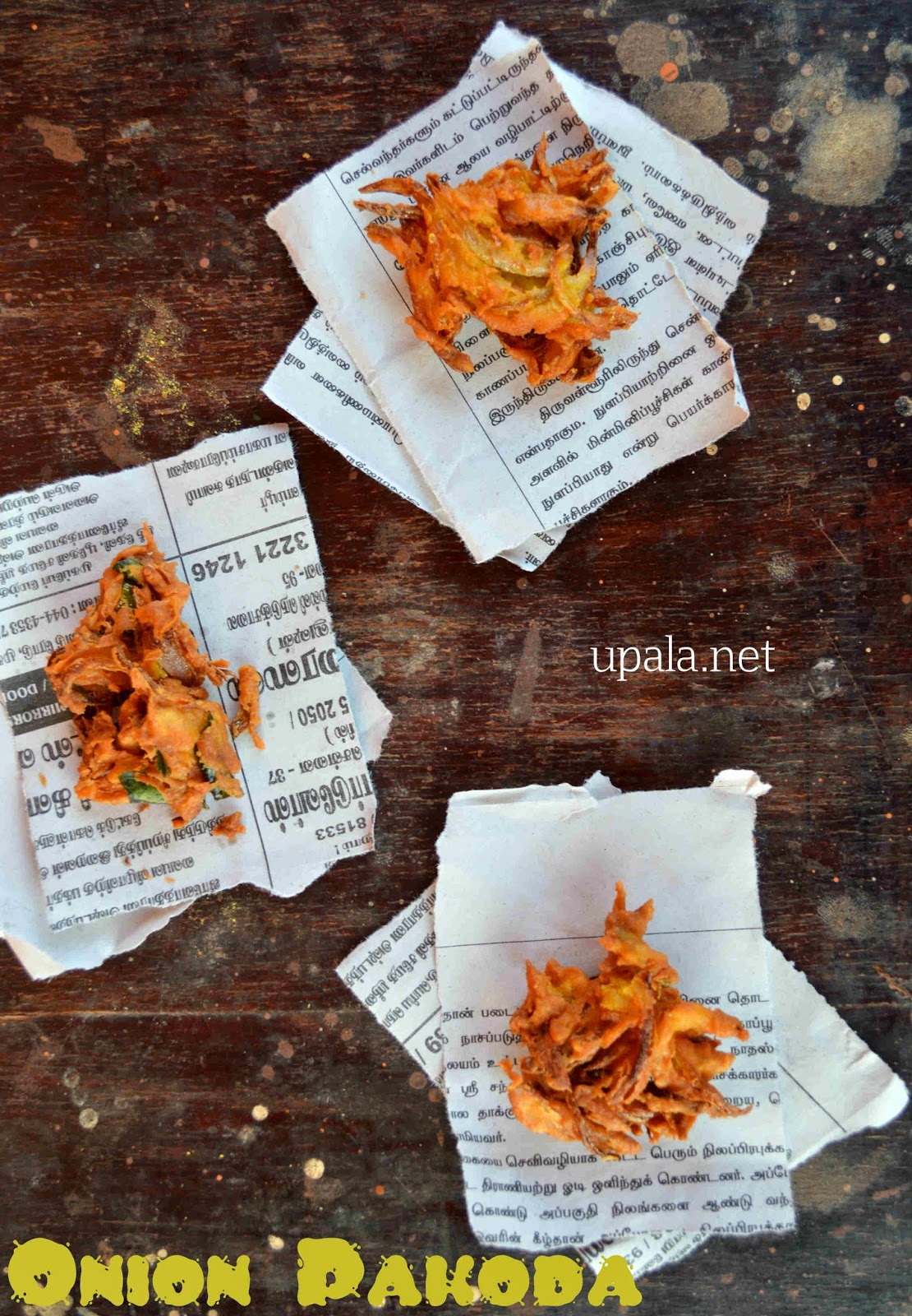 Upala: Onion pakoda