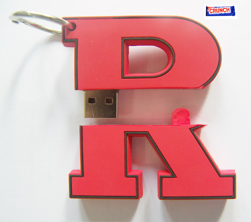 USB Custom Flash PVC Flash Drive Design Workshop: Rutgers R USB Custom ...
