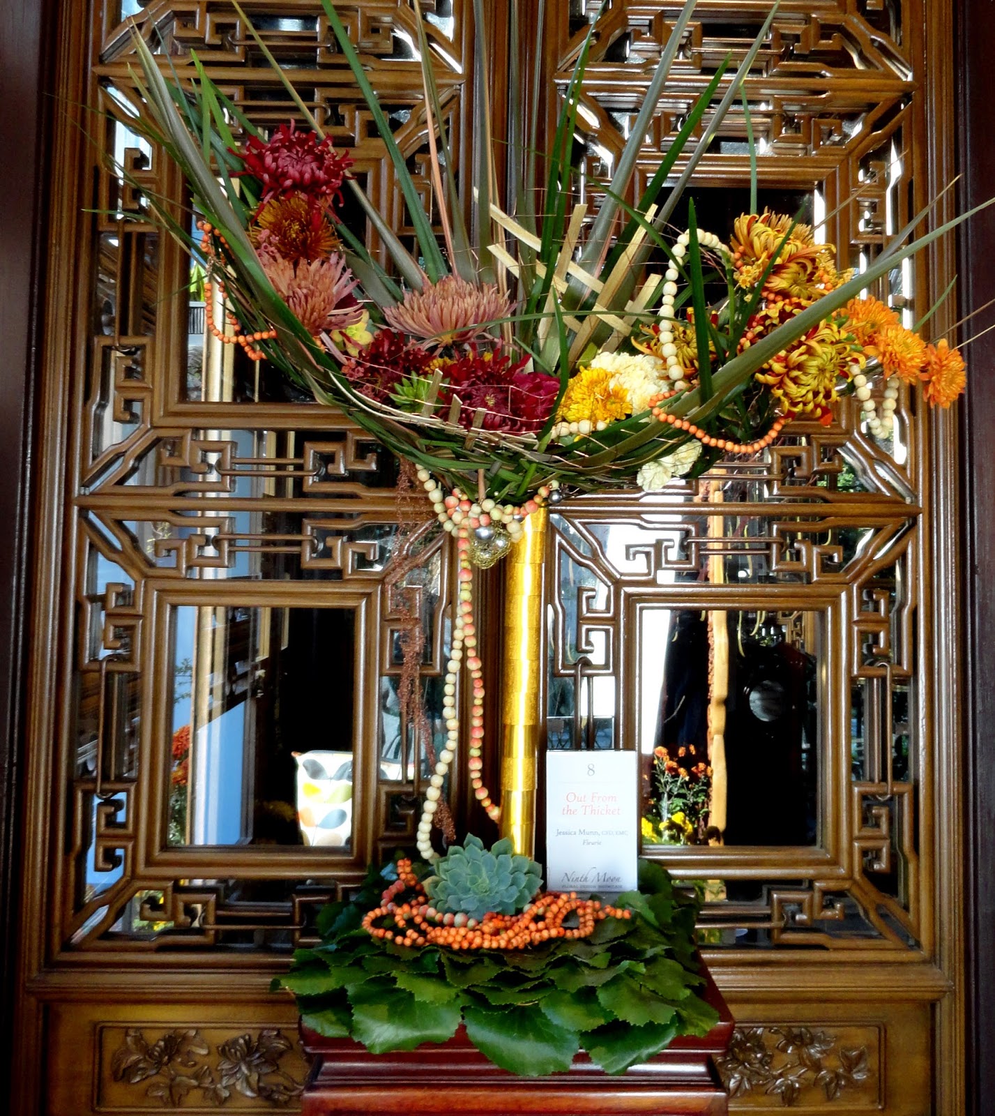 danger garden: The Ninth Moon Floral Design Showcase at Lan Su