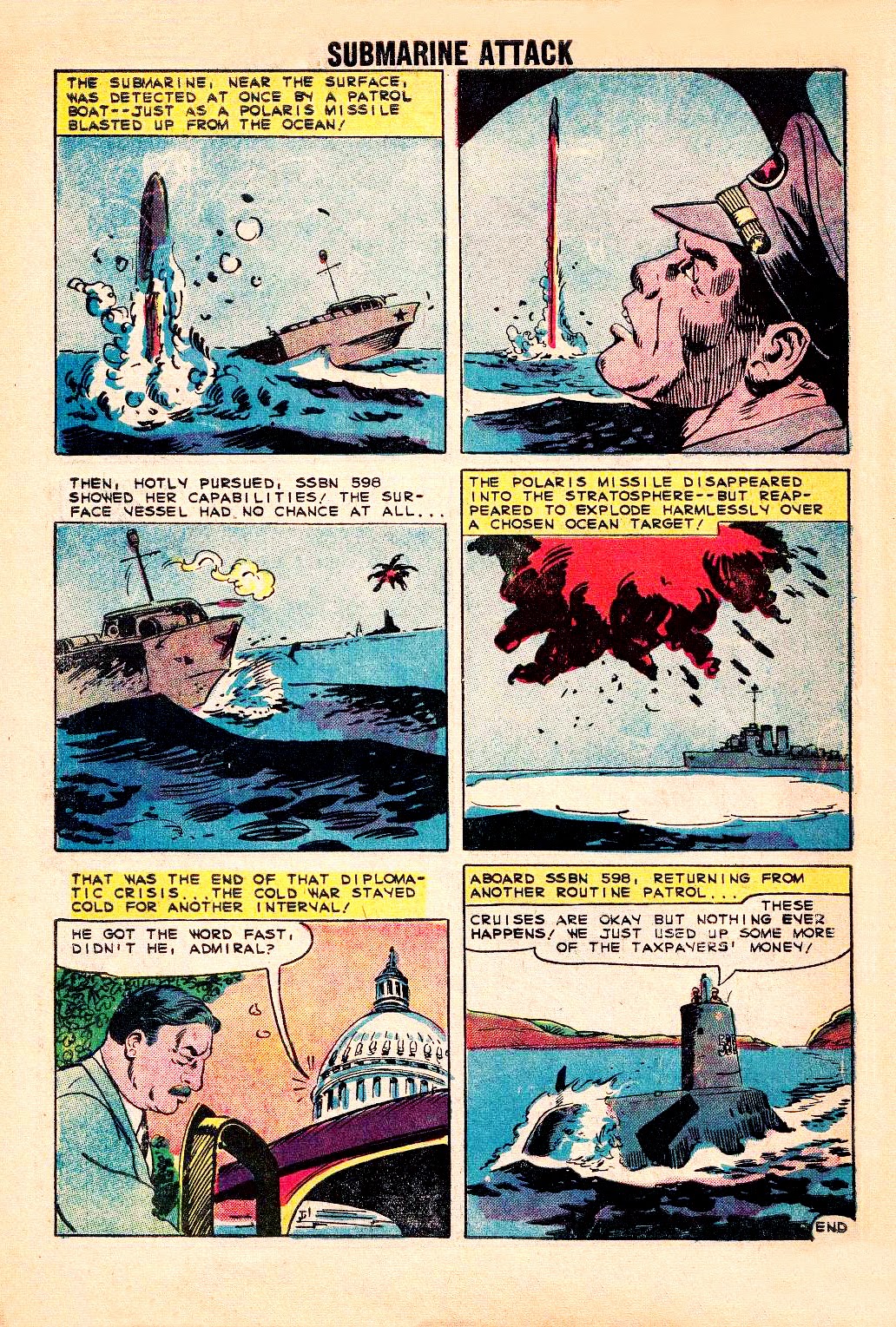 Submarine Comics and Novels: Submarine Attack #19