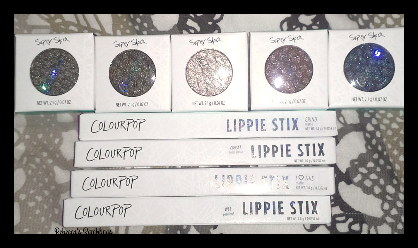 Rebecca's Ramblings: Colour Pop Swatches