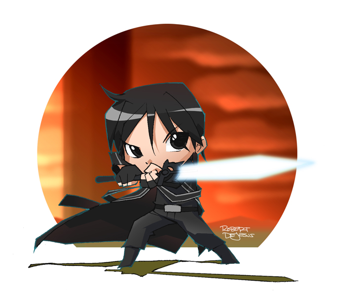 Art of Robert de Jesus: Sword Art Online: Chibi Kirito