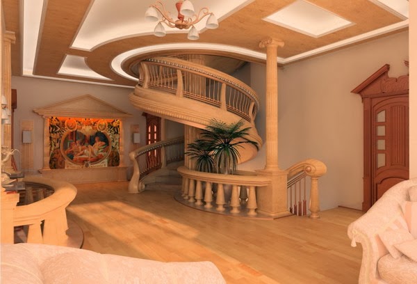 Fantastic 10 unique False ceiling modern living room interior designs 2014