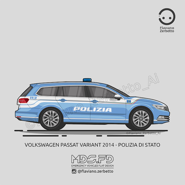 KombiT1: Volkswagen Passat Variant 2014 - Polizia di Stato