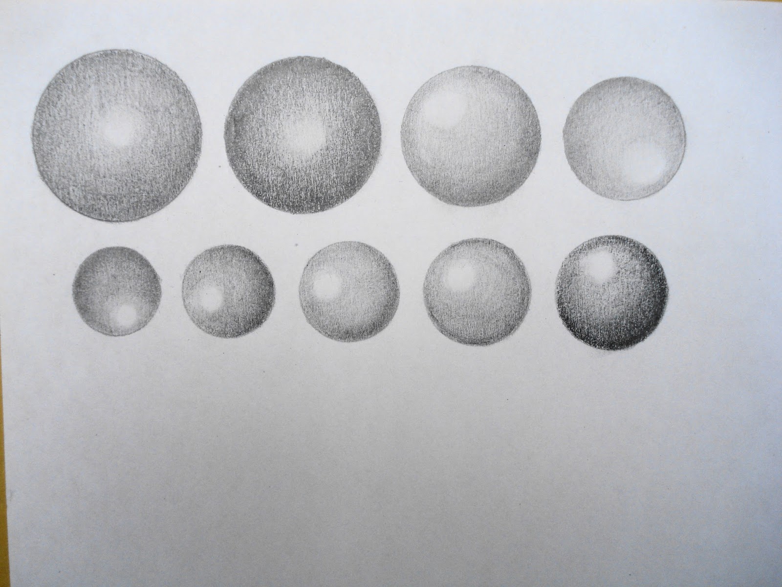 Cómo hacer dibujos: EJERCICIOS DE SOMBREADO