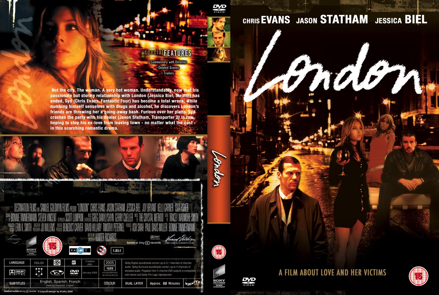 MOVIES UNLIMITED: London 2005 independent film Jason Statham