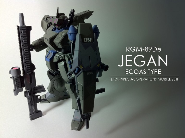 GUNDAM GUY: HGUC 1/144 RGM-89De Jegan [ECOAS Type] - Custom Built