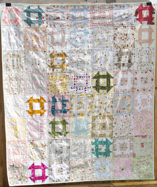 a quilt is nice: vanilla ice cream