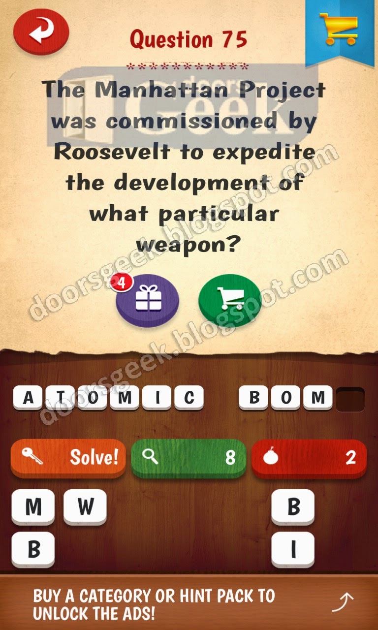 The American Quiz - Level 75 ~ Doors Geek