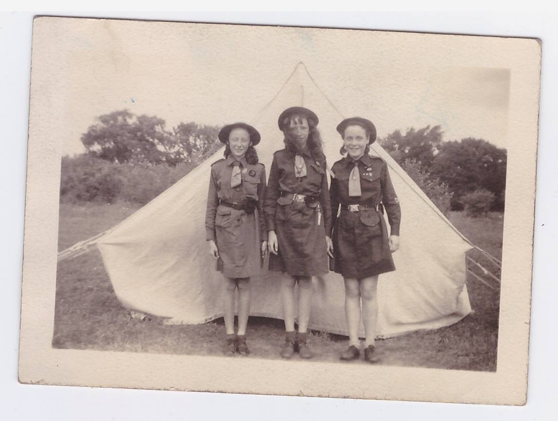 64th Guides: Girl Guide camp in 1944