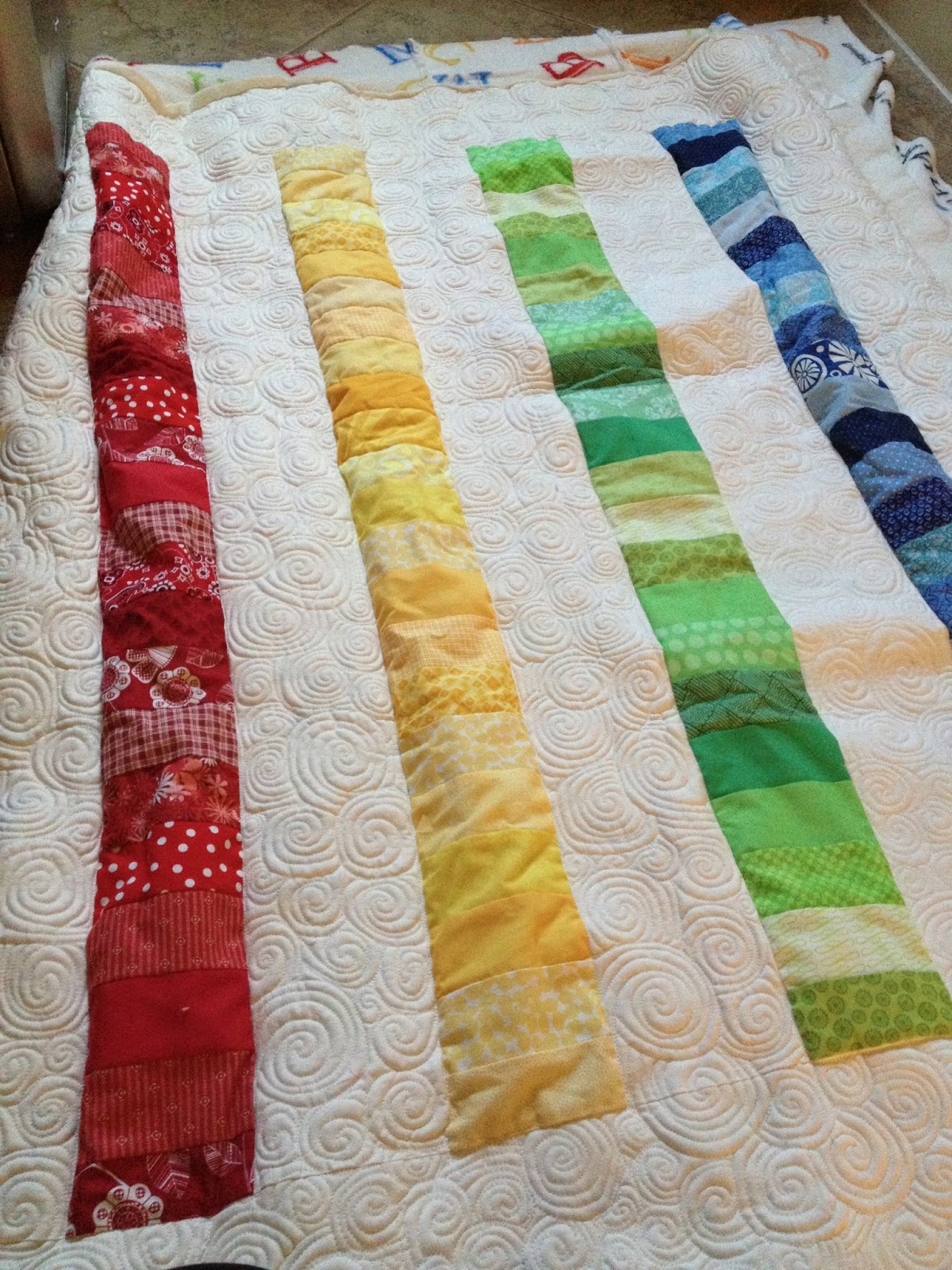 Buttons and Butterflies: Primarily Sean's Quilt