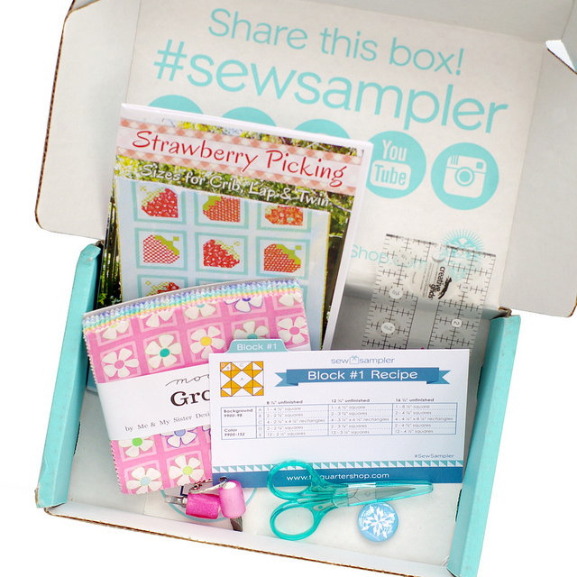 Red Pepper Quilts: The Sew Sampler Box from The Fat Quarter Shop