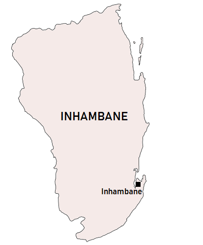 Blog de Geografia: Mapa de Inhambane (província), Moçambique