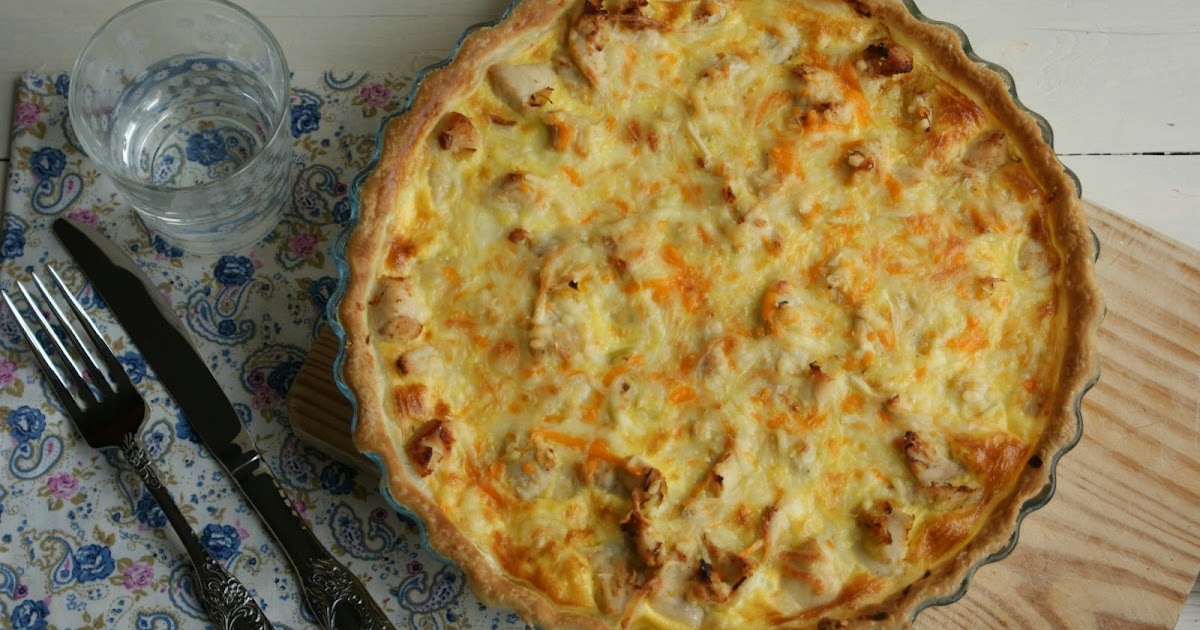 Aroma a canela y limón: QUICHE DE POLLO Y PUERROS