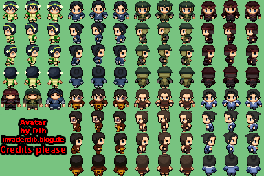 Rpg Maker No Ar: Chars de Avatar (RPG MAKER VX/ACE)