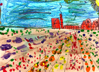 Ms. Curry's Art Room : First Grade Farm Landscapes