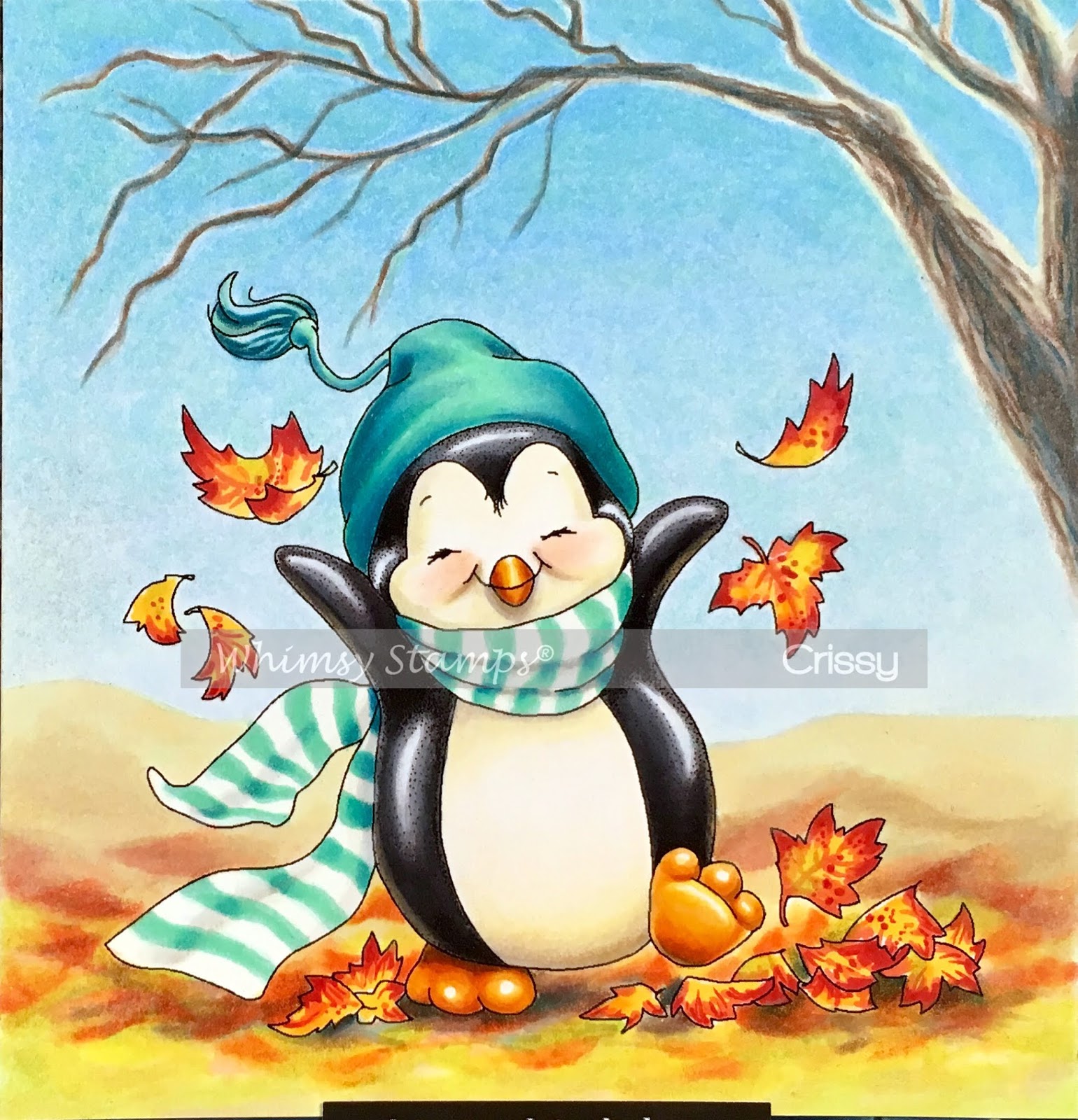 Crissy's Art & Heart: Penguin Fun In Fall