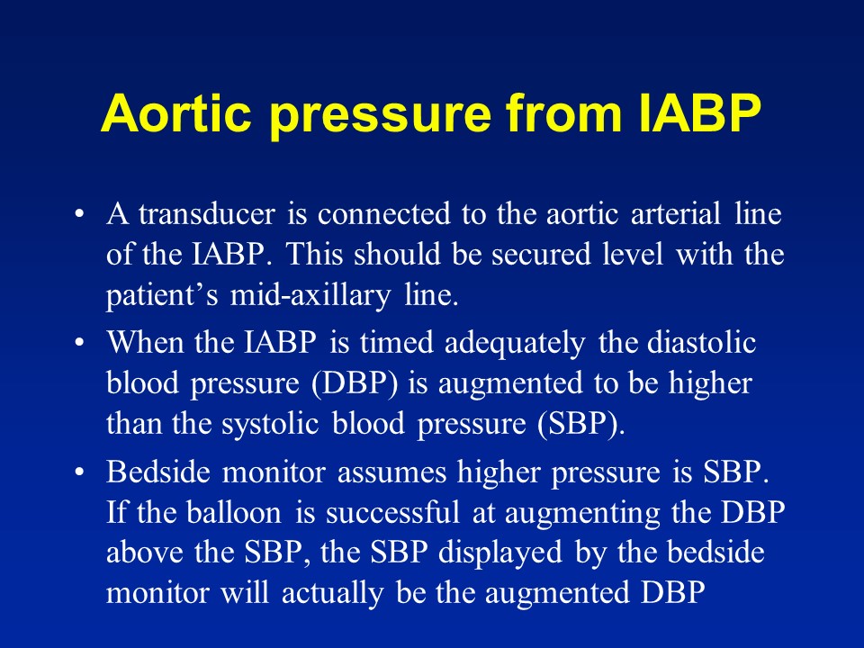 CVT Mohd Farid: Cardiac Support Devices Management Of Patient On IABP ...