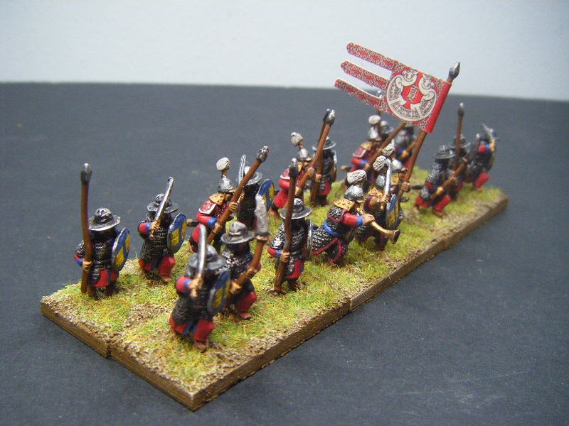 Wargaming Girl: Finished: 15mm Ming Chinese Heavy Infantry Unit #1