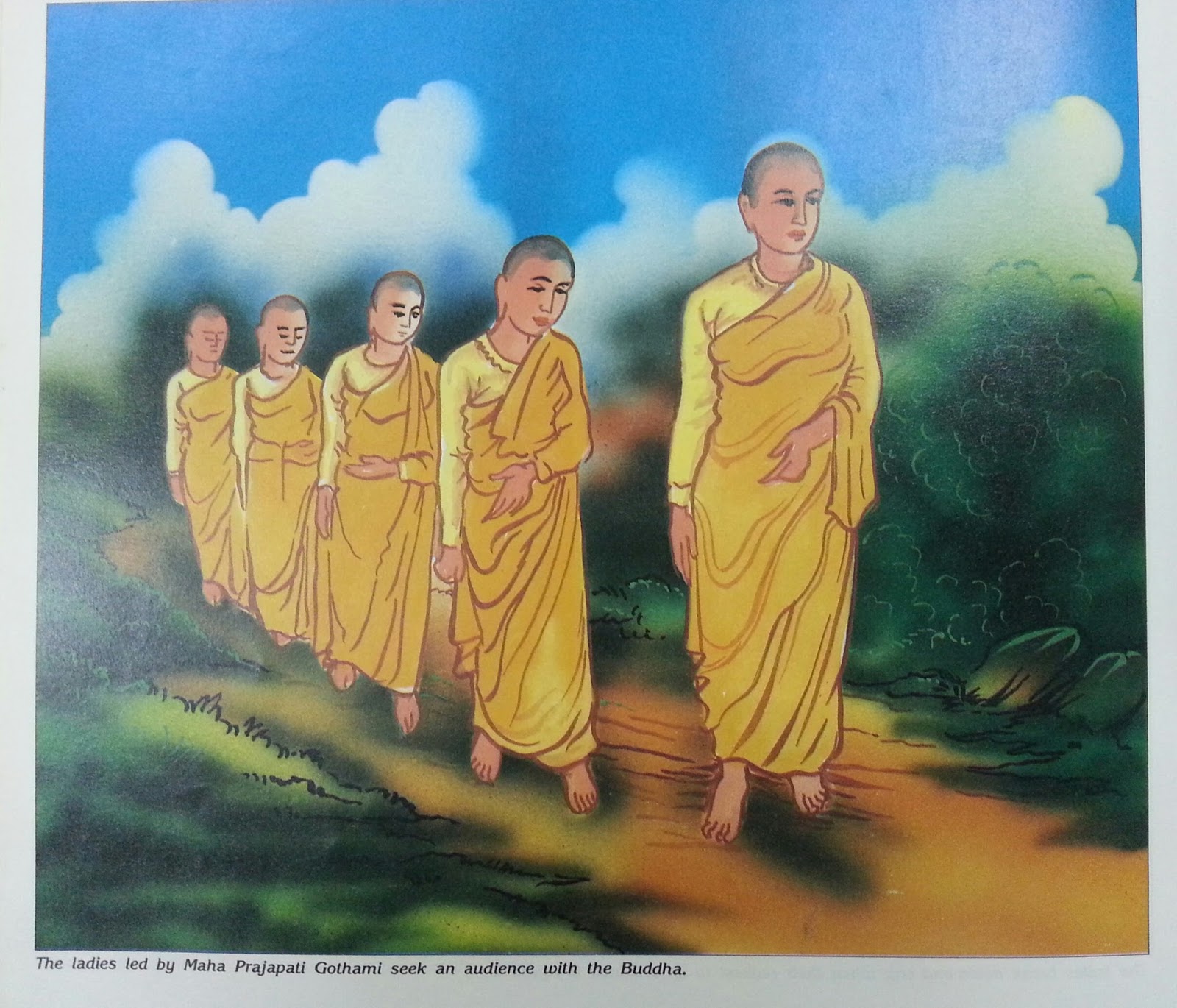 SADHAHAM GANGULA- DHAMMA STREAM.: Mahaprajapathi Gothami (The Buddha's ...