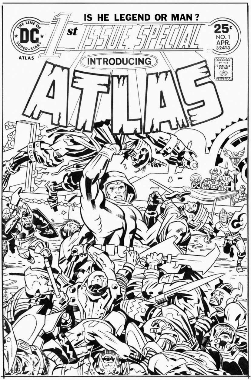 Cap'n's Comics: Atlas 1 (and only) Cover by Jack Kirby