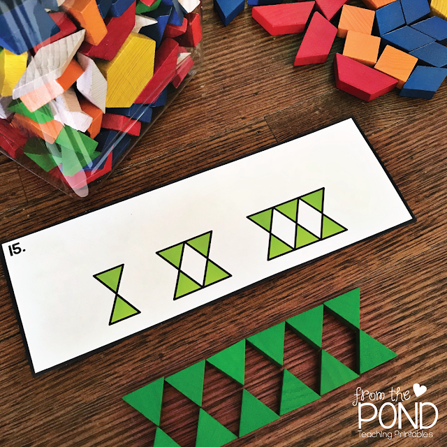 Growing Pattern Activity Cards | From the Pond