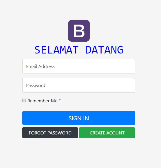 Membuat Form Login Menggunakan CSS dan Bootstrap | SOBAT INFORMATIKA