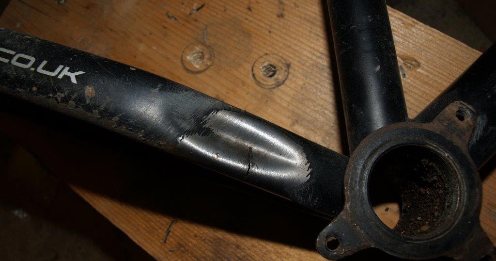 Dorky Thorpy Blog: Fix a Cracked Steel Bike Frame