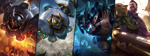 Behold Twelve New League Of Legends Skins The Five Mecha