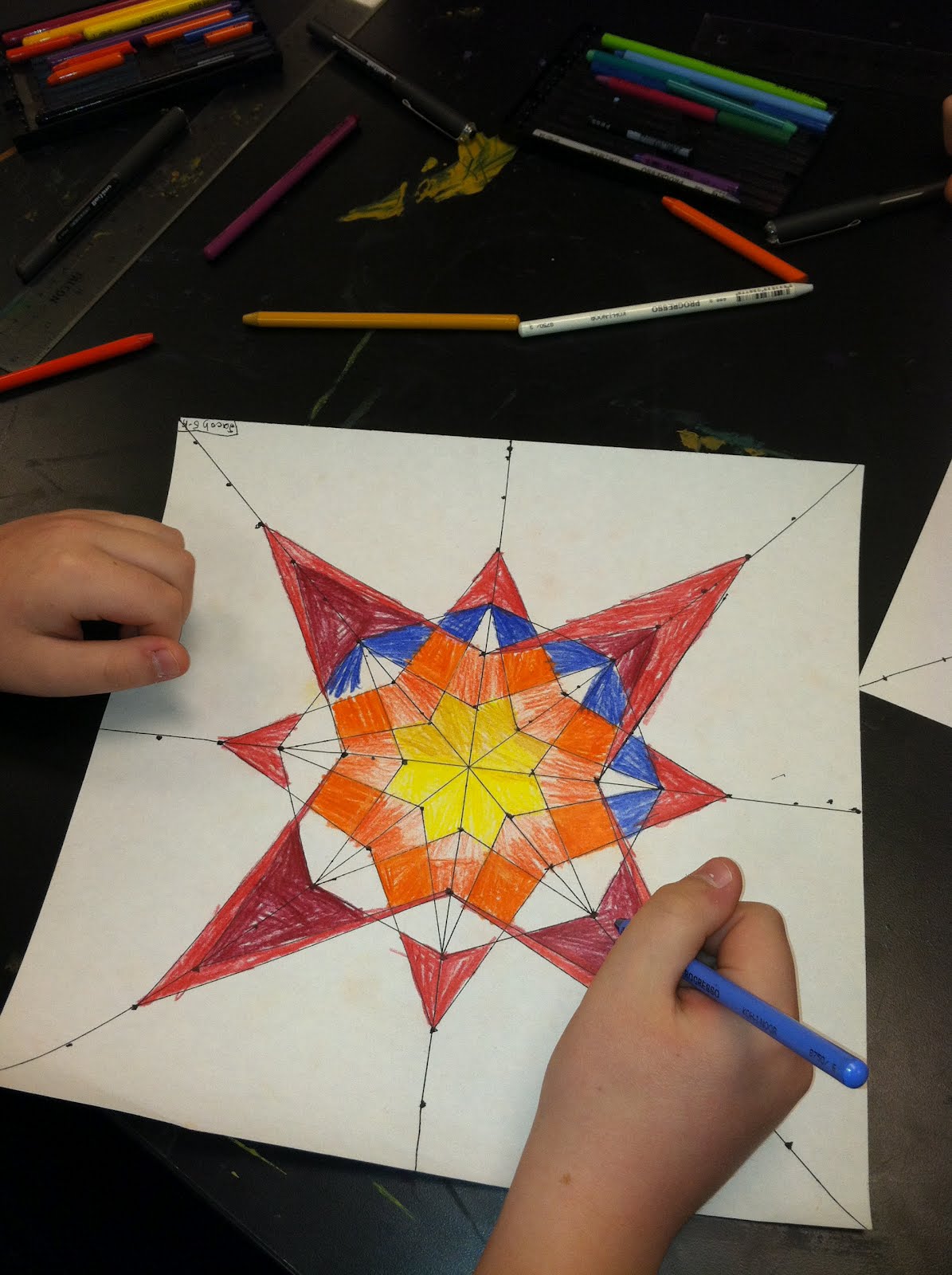 Ms. Bandstra's Art Room: radial design