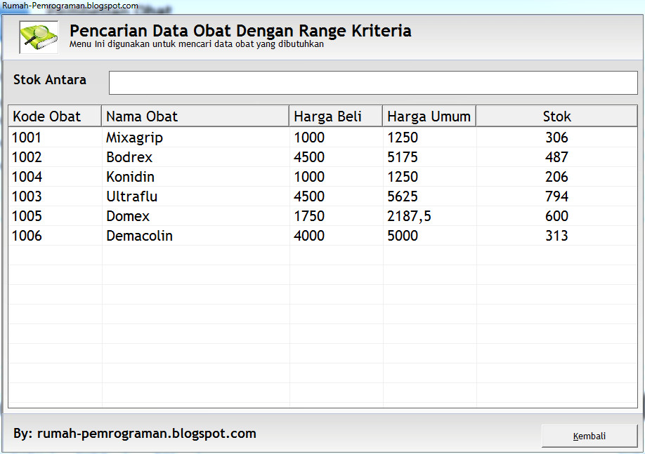 Aplikasi Pembelian Barang Dengan Visual Basic 6.0 - RAJACODING.ID