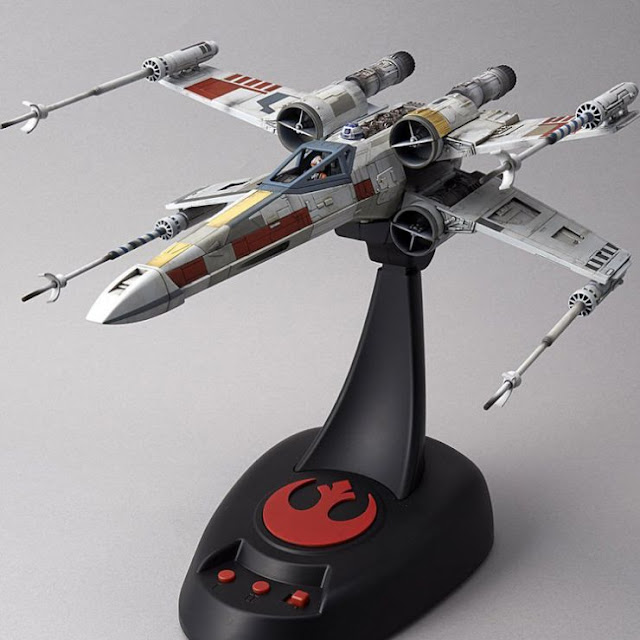 Bandai 1/48 scale X-Wing Model Build: Part VIII Electronics and Base