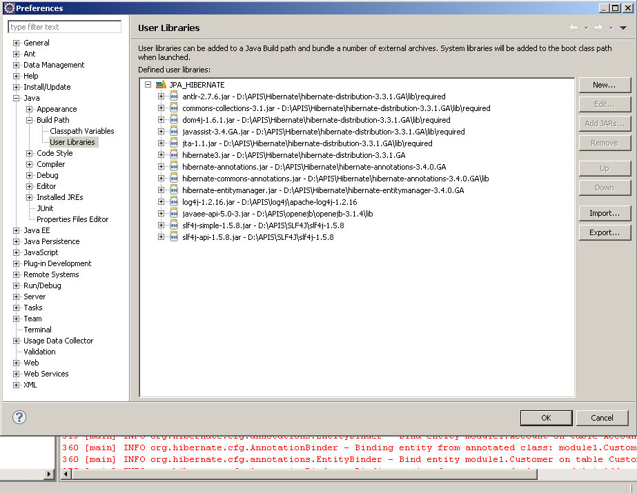 Java Frameworks & APIs: JPA - Configuración Eclipse + JPA + Hibernate Java Frameworks & APIs: JPA - Configuración Eclipse + JPA + Hibernate