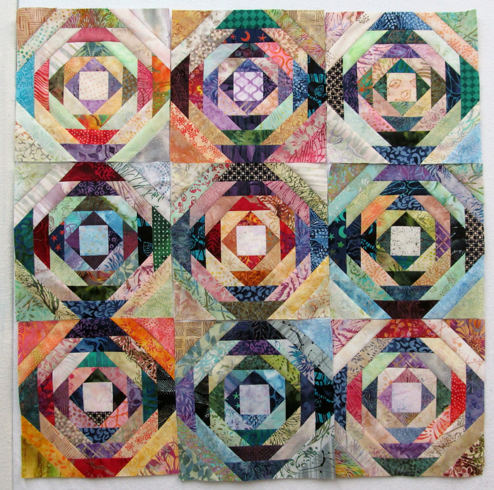 Exuberant Color : 9 more blocks..........