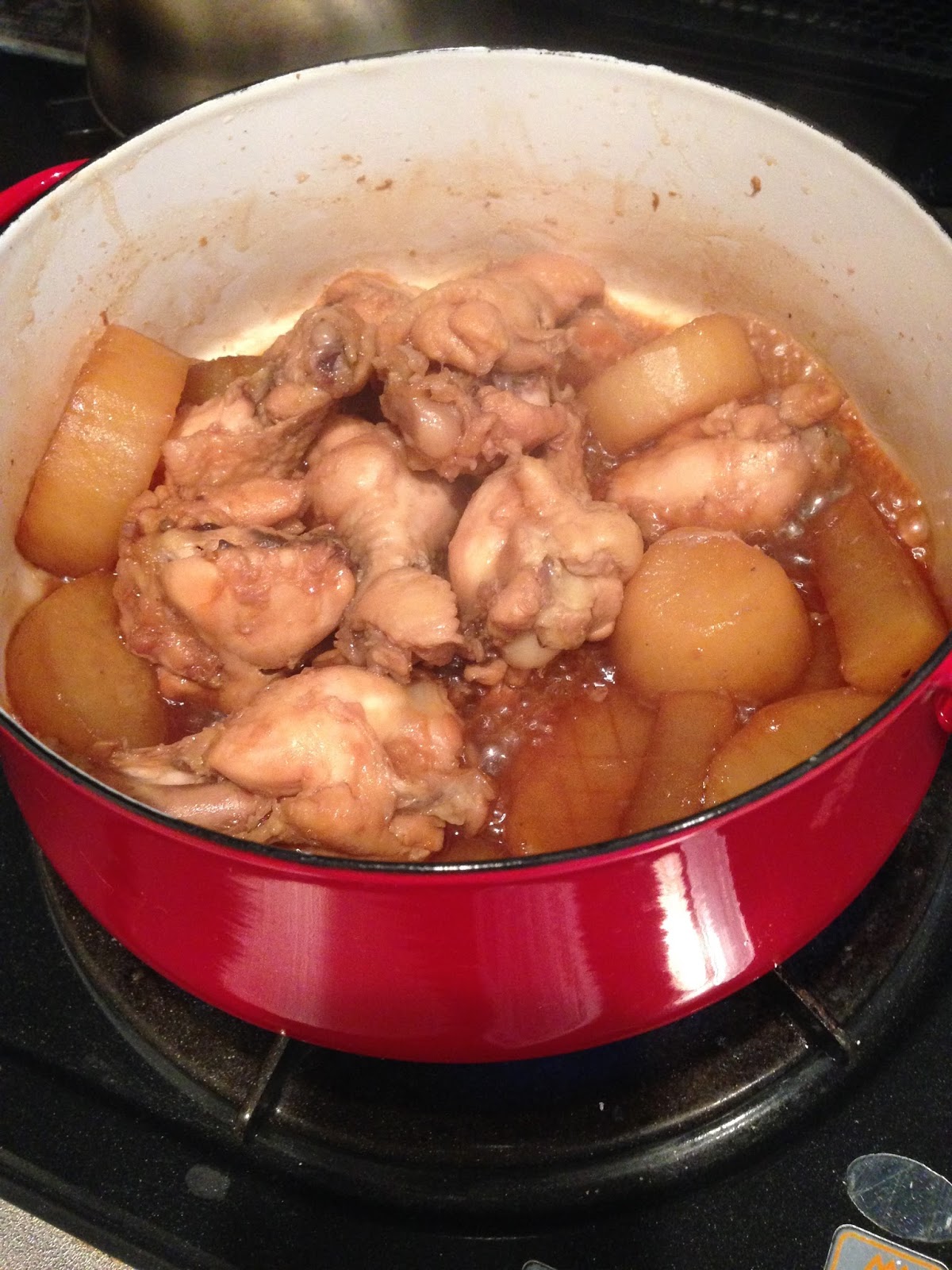 Da Washoku Kitchen: TERIYAKI Chicken Drumstick and Daikon Radish