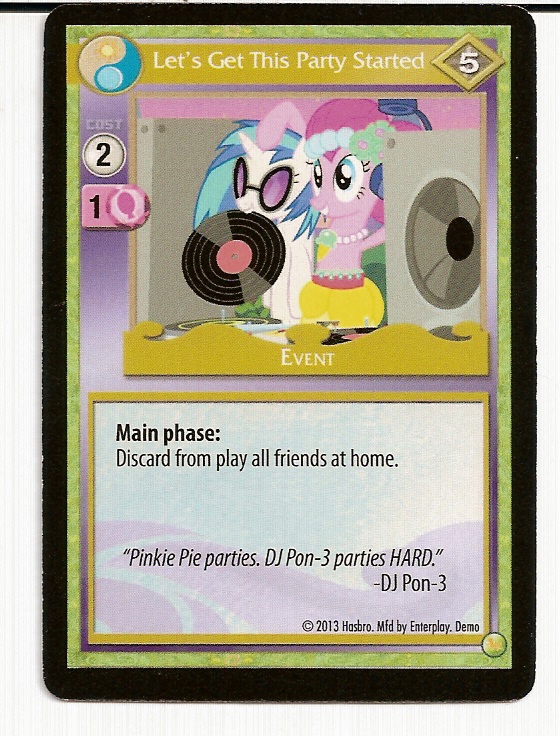Equestria Daily - MLP Stuff!: All Cards from the MLP CCG Test Event at ...