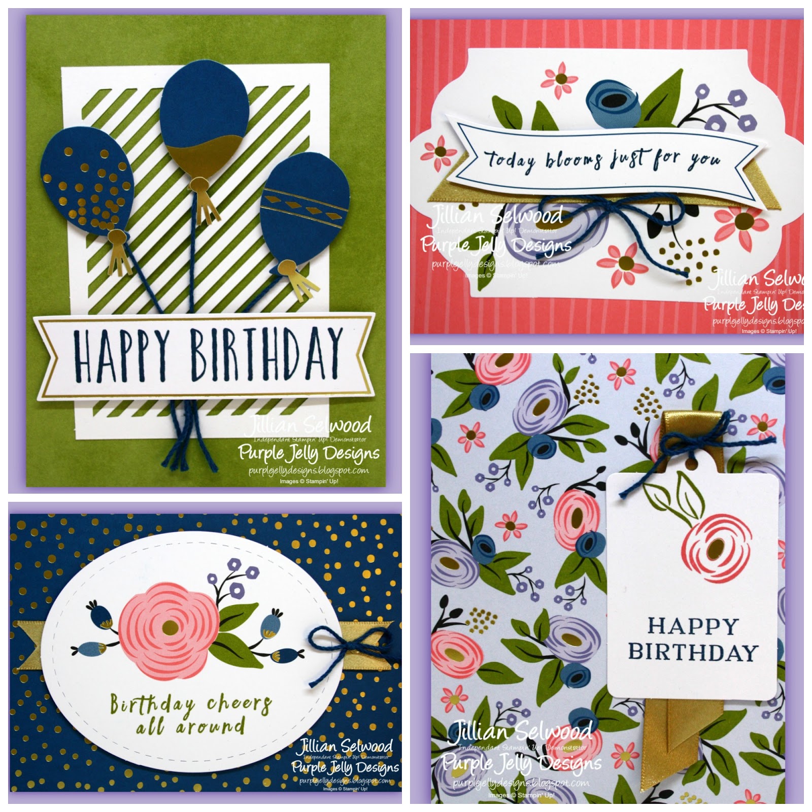 Purple Jelly Designs: Stampin' Up! Perennial Birthday Project Kit